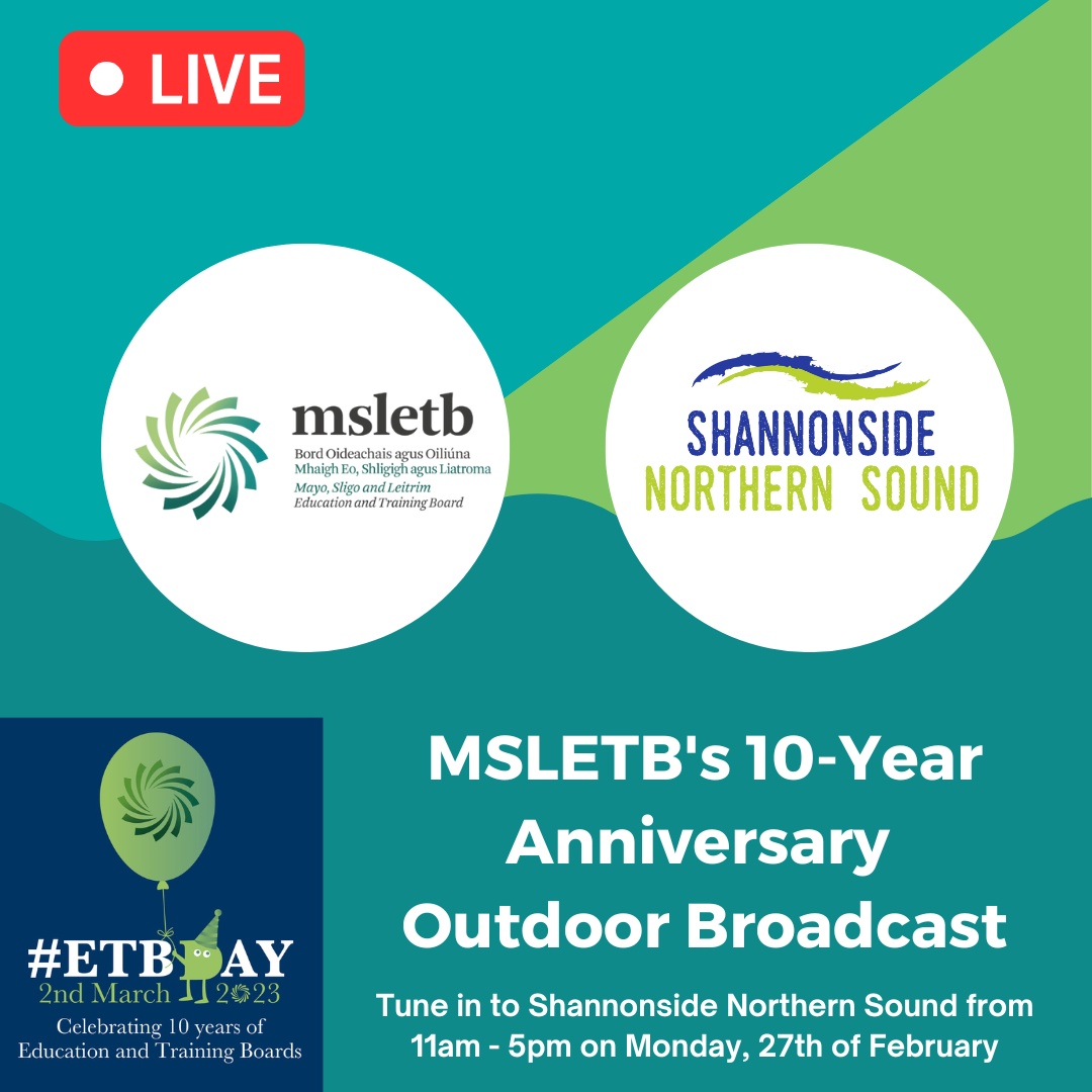 MSLETB Celebrates 10-Year Anniversary with Outdoor Broadcast - MSLETB